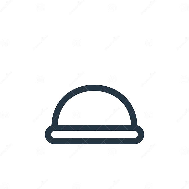 Hard Hat Vector Icon Isolated on White Background. Outline, Thin Line ... Hard Hat Vector Icon Isolated on White Background. Outline, Thin Line ...