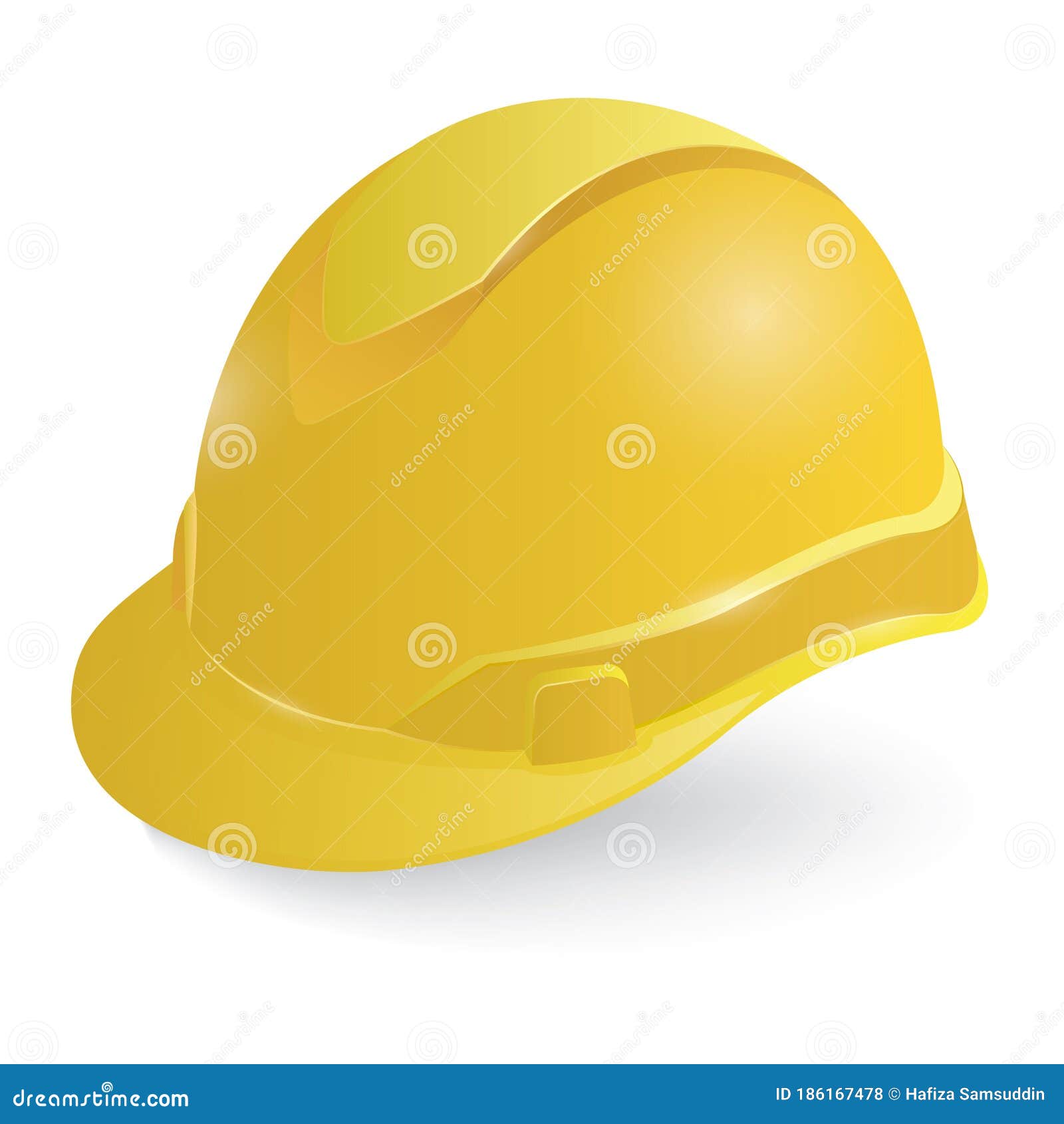 Hard Hat. Vector Illustration Decorative Design Stock Vector ...