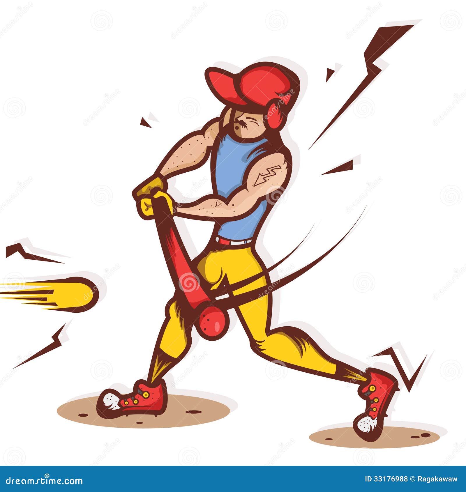 Hard Hitter stock illustration. Illustration of design - 33176988