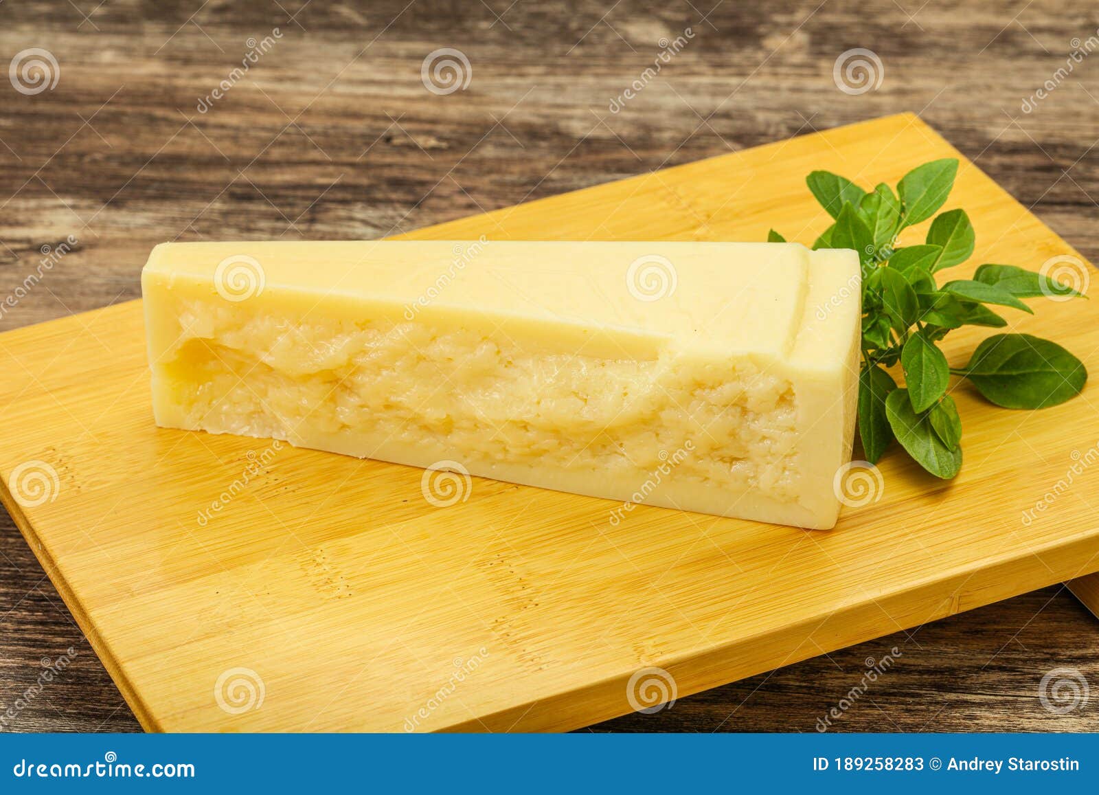 Hard Parmesan Cheese Served Basil Stock Image - Image of hard, food ...