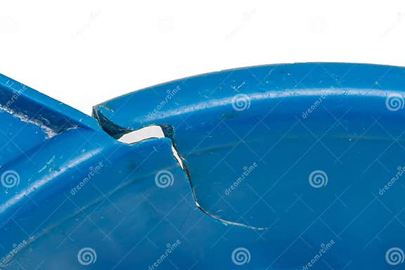 Hard Plastic Crack Broken Material Damaged Old Structure Abandoned ...