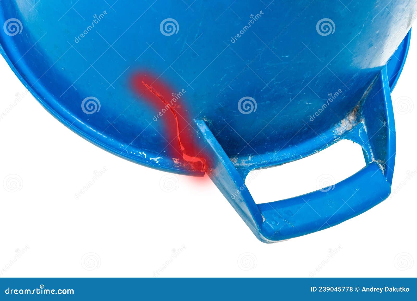 Hard Plastic Crack Broken Material Damaged Old Structure Abandoned ...