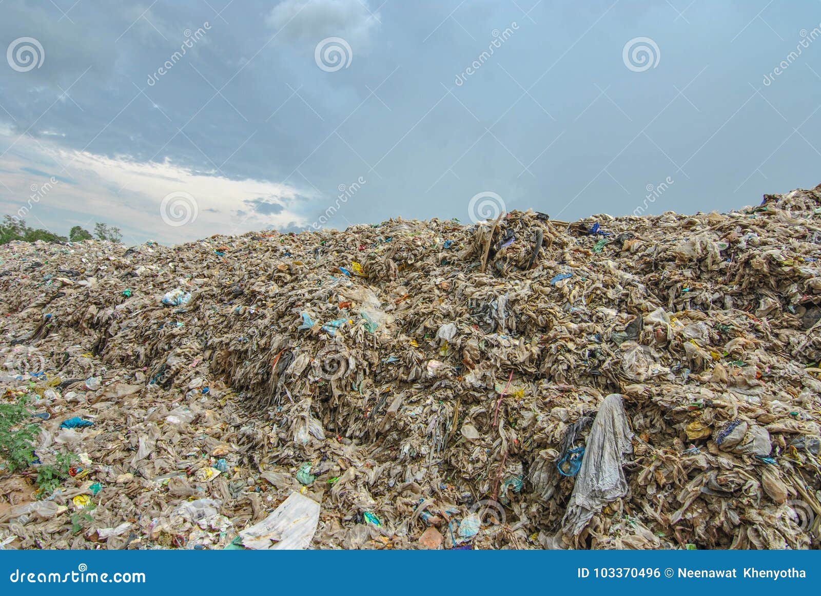 Hard Plastic Garbage Decomposition. Pollution from the Consumer Society ...