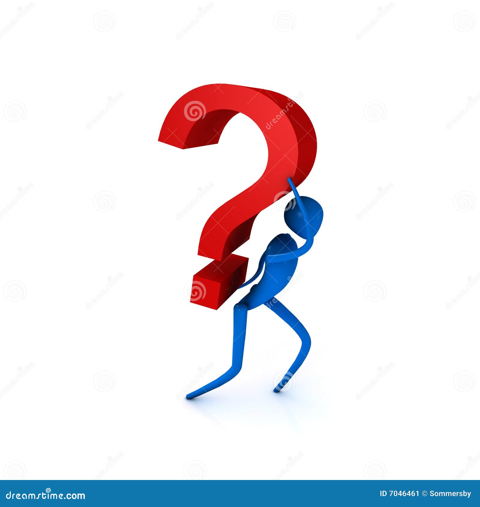 Hard question stock illustration. Illustration of data - 7046461