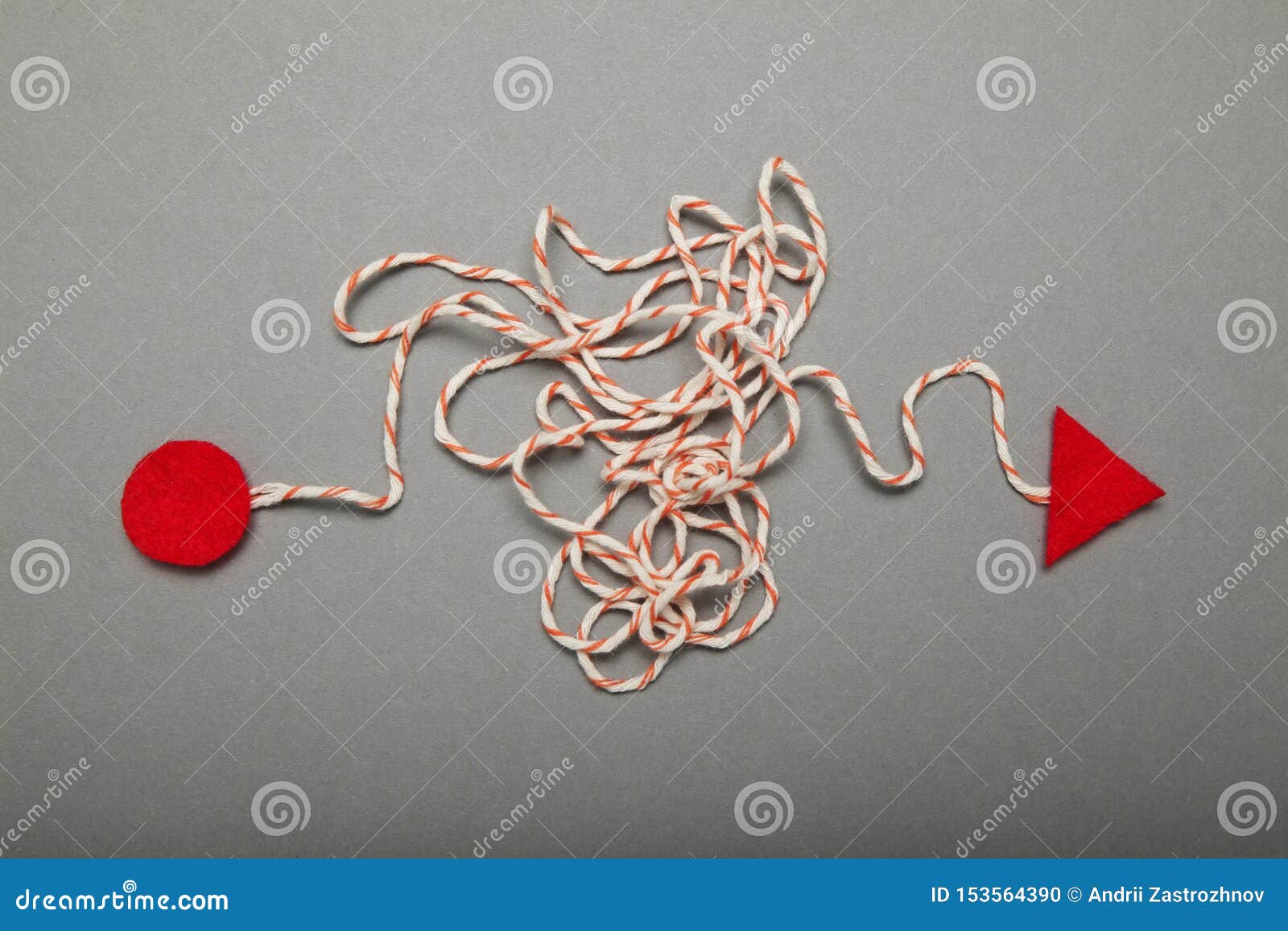 Hard Reality Way, Complicated Solution Stock Photo - Image of ...
