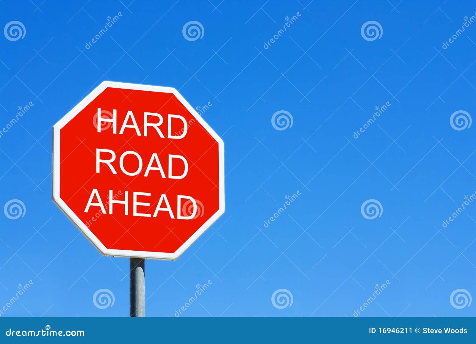 Road Ahead Closed Sign. Royalty-Free Stock Photo | CartoonDealer.com ...