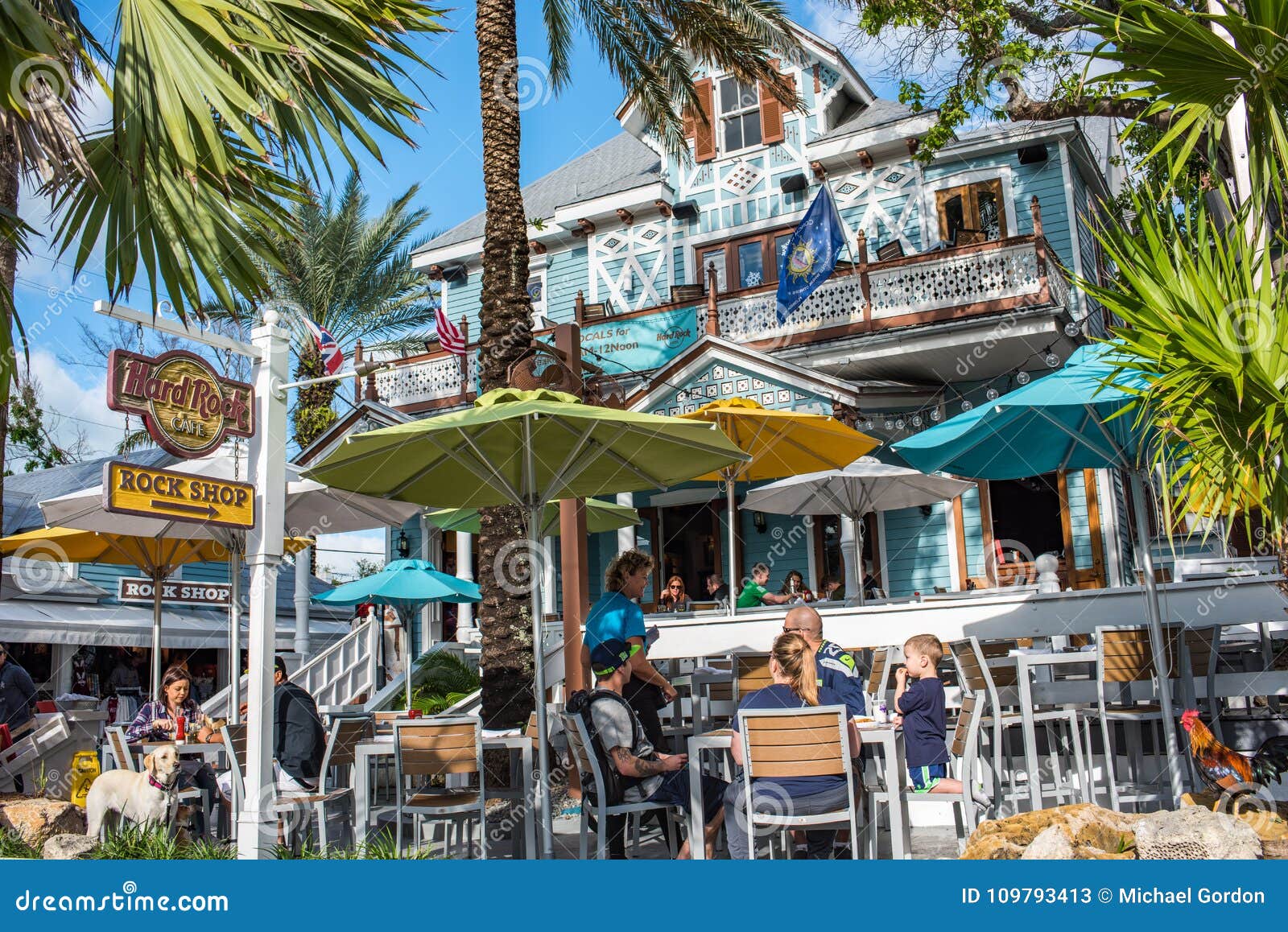 Hard Rock Cafe en Key West foto de archivo editorial. Imagen de lugar ...