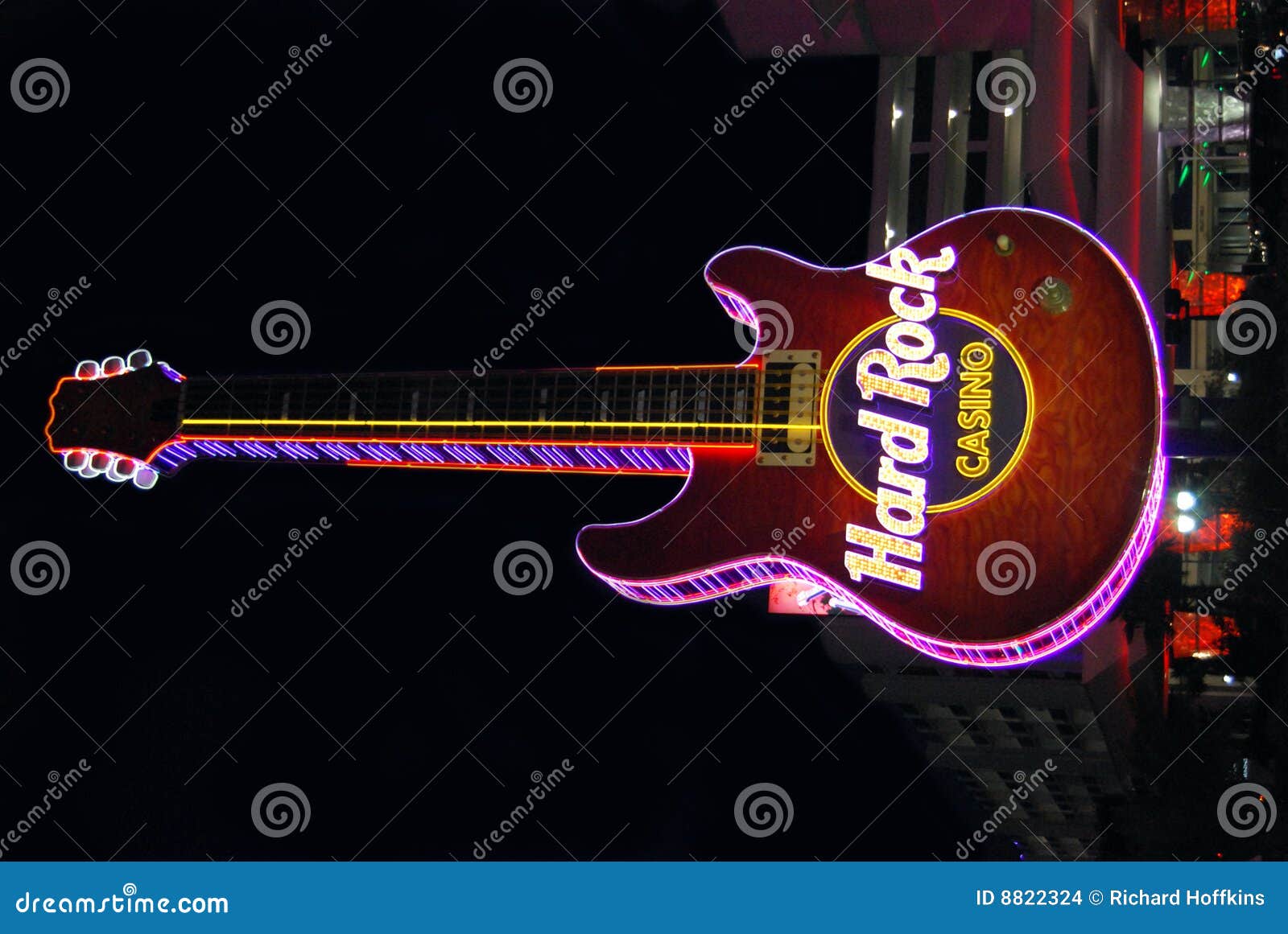Hard Rock Casino Sign editorial stock image. Image of gambling - 8822324