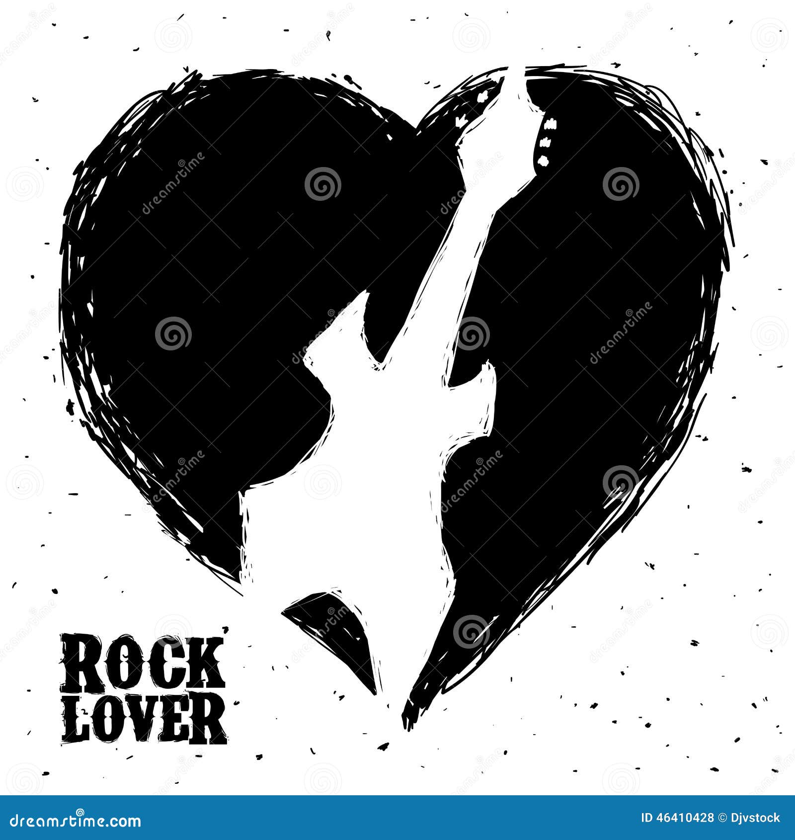 Hard rock design stock vector. Illustration of sign, print - 46410428