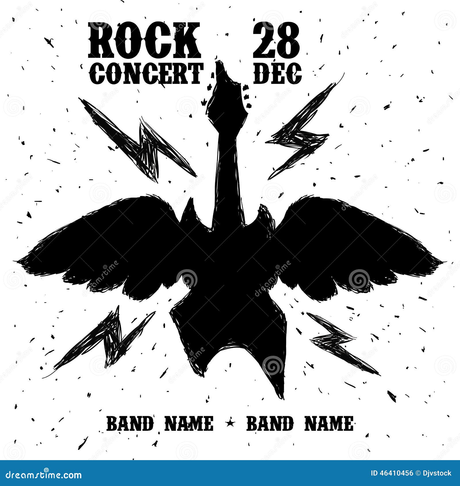 Hard rock design stock vector. Illustration of date, stamp - 46410456