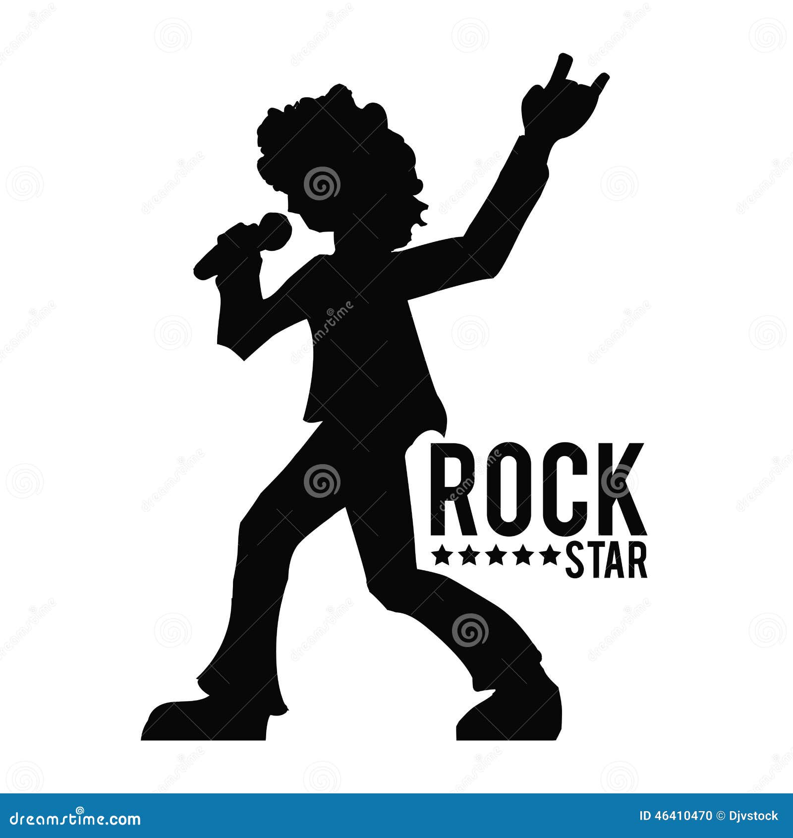 Hard rock design stock vector. Illustration of banner - 46410470