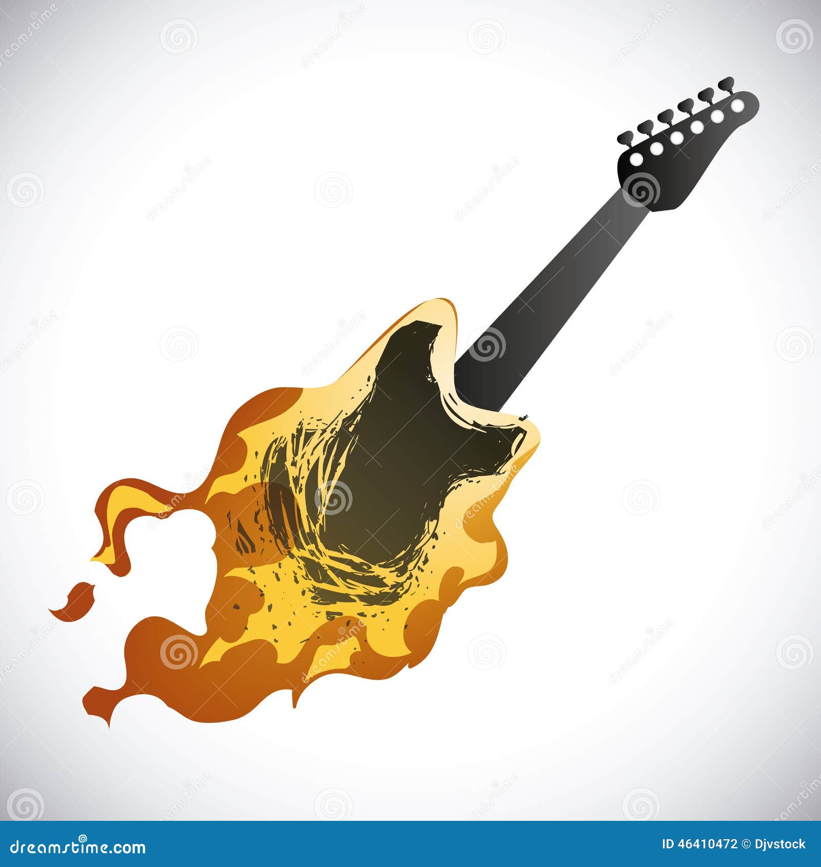 Hard rock design stock illustration. Illustration of music - 46410472