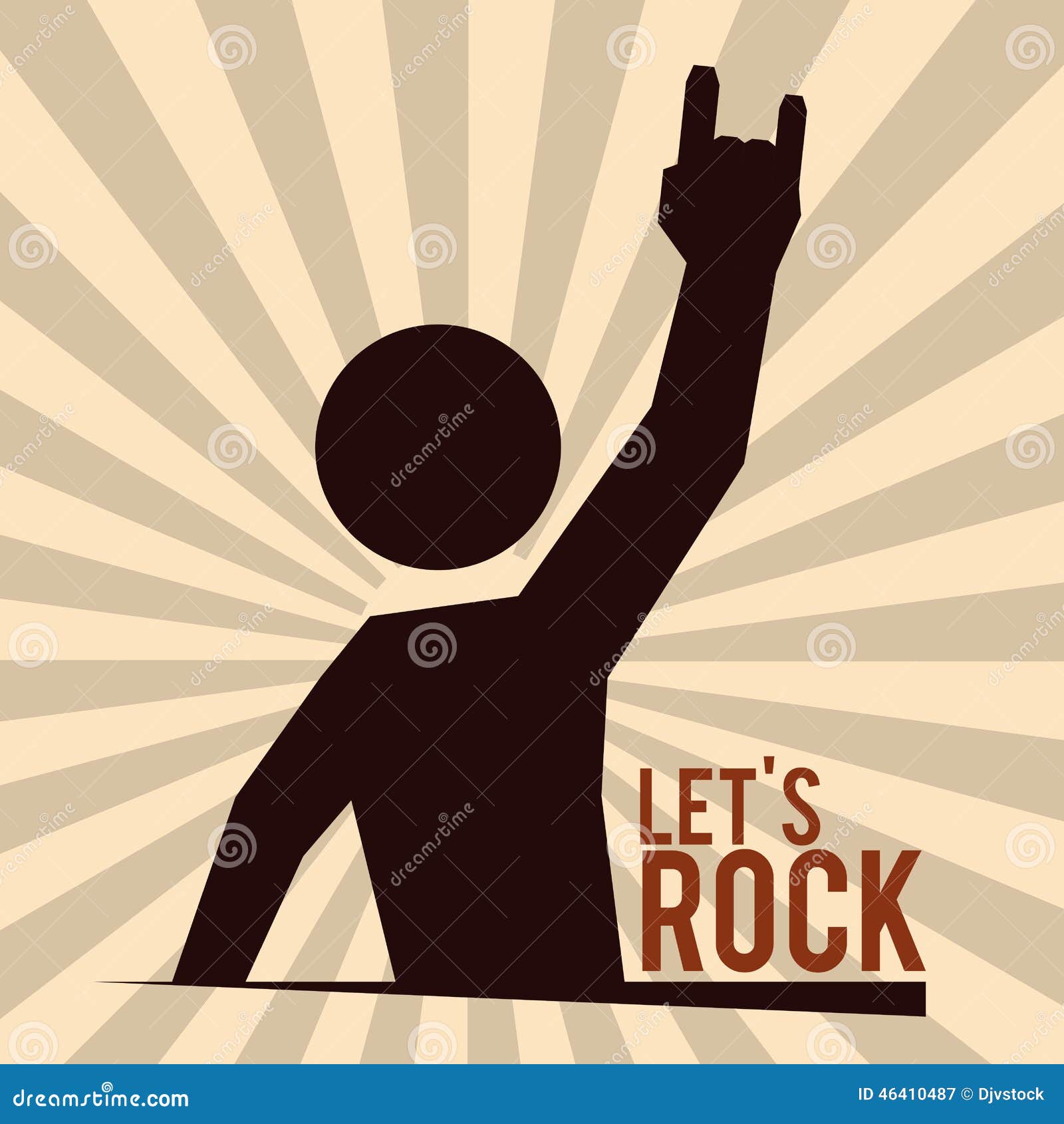 Hard rock design stock vector. Illustration of print - 46410487