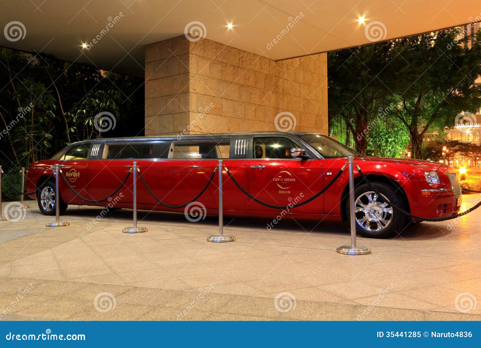 Hard Rock Hotel Red Limo at Macau Editorial Image - Image of park ...