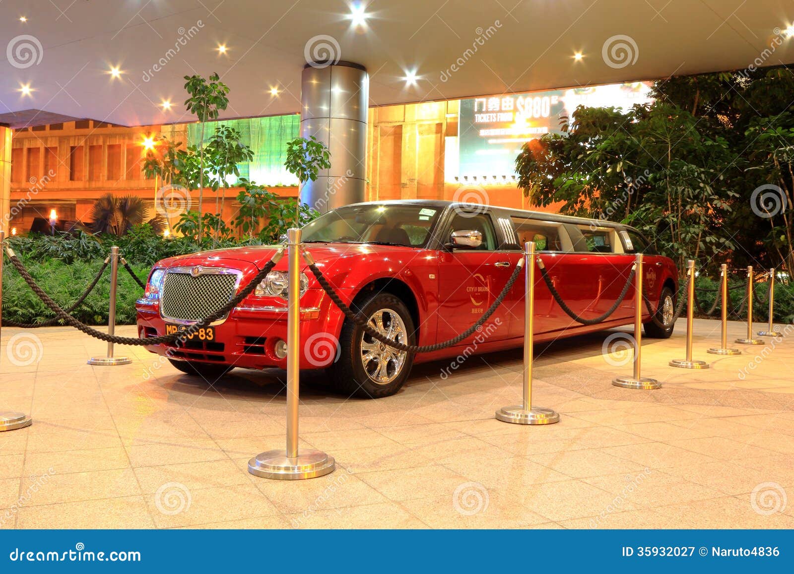 Hard Rock Hotel Red Limo at Macau Editorial Photography - Image of ...
