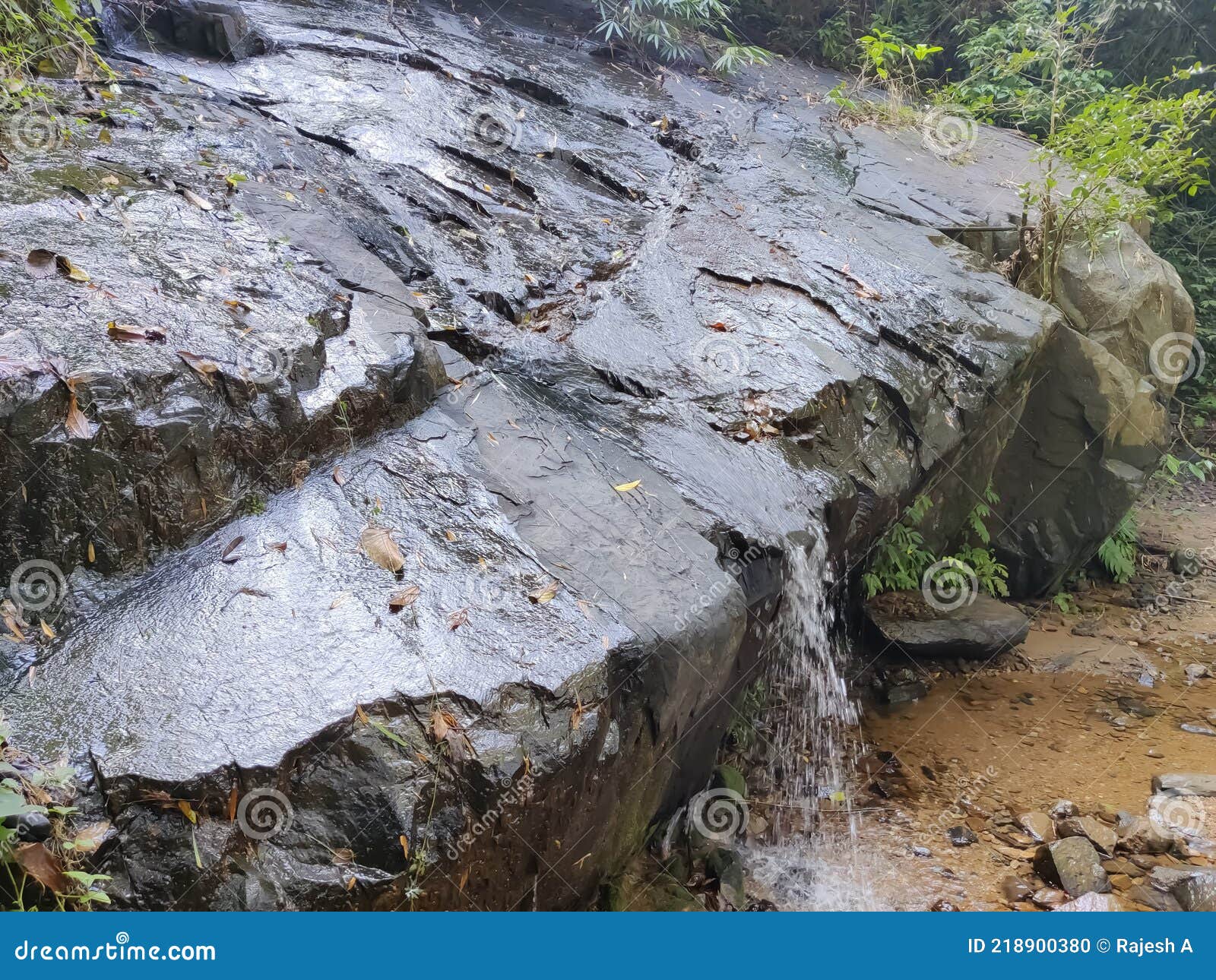 Hard Rocks with Water Drops Stock Photo - Image of tourism, scenery ...
