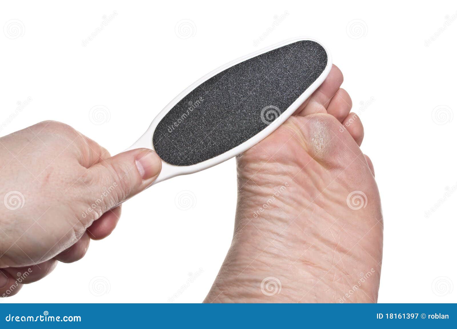 Hard skin removal stock image. Image of male, exfoliation - 18161397