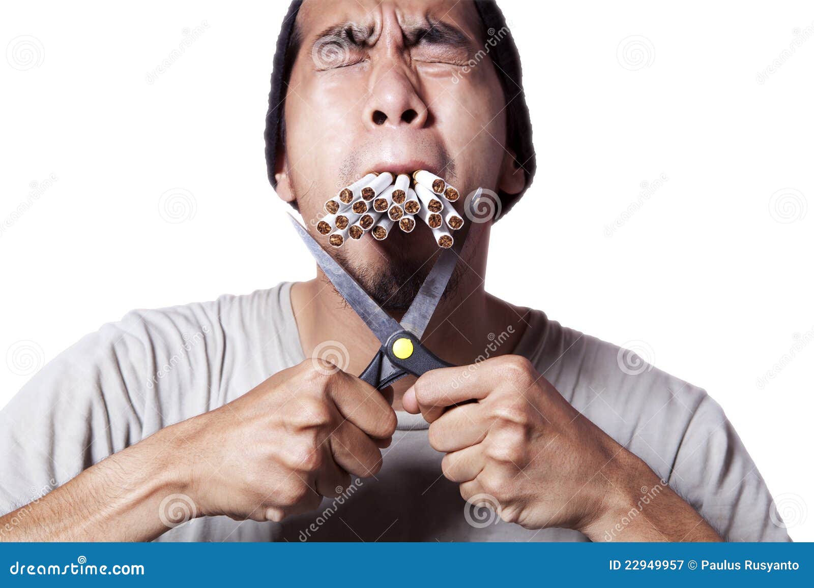 Hard smoker stock image. Image of concept, mouth, human - 22949957