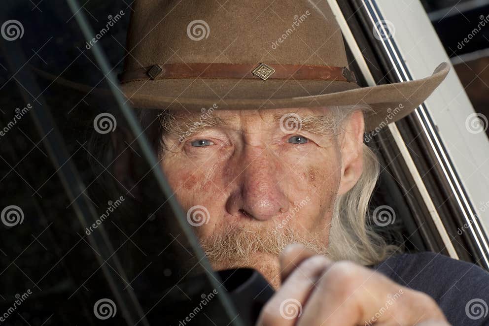 Hard Stare stock photo. Image of elderly, staring, drive - 12183618