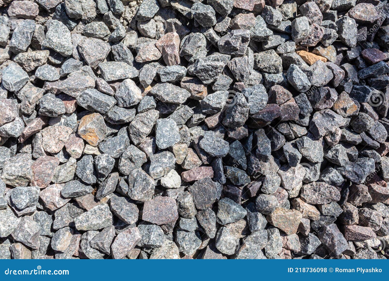 Hard Stone. a Large Number of Stones Stock Photo - Image of close, road ...