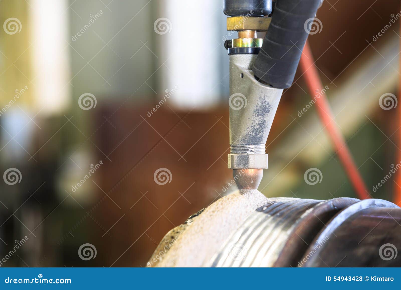 Hard Surfacing by Submerge Arc Welding Process Stock Photo - Image of ...
