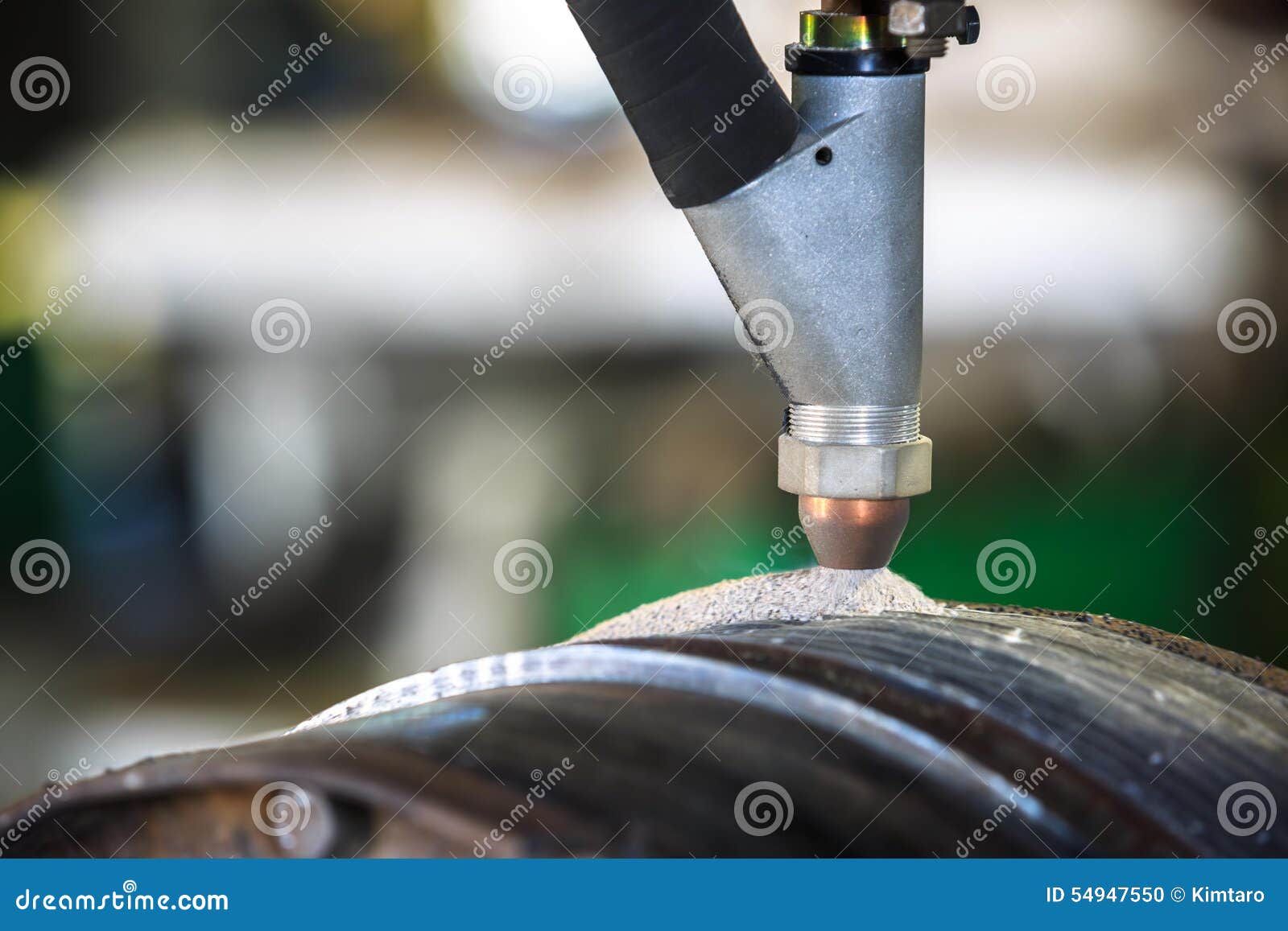 Hard Surfacing by Submerge Arc Welding Process Stock Photo - Image of ...