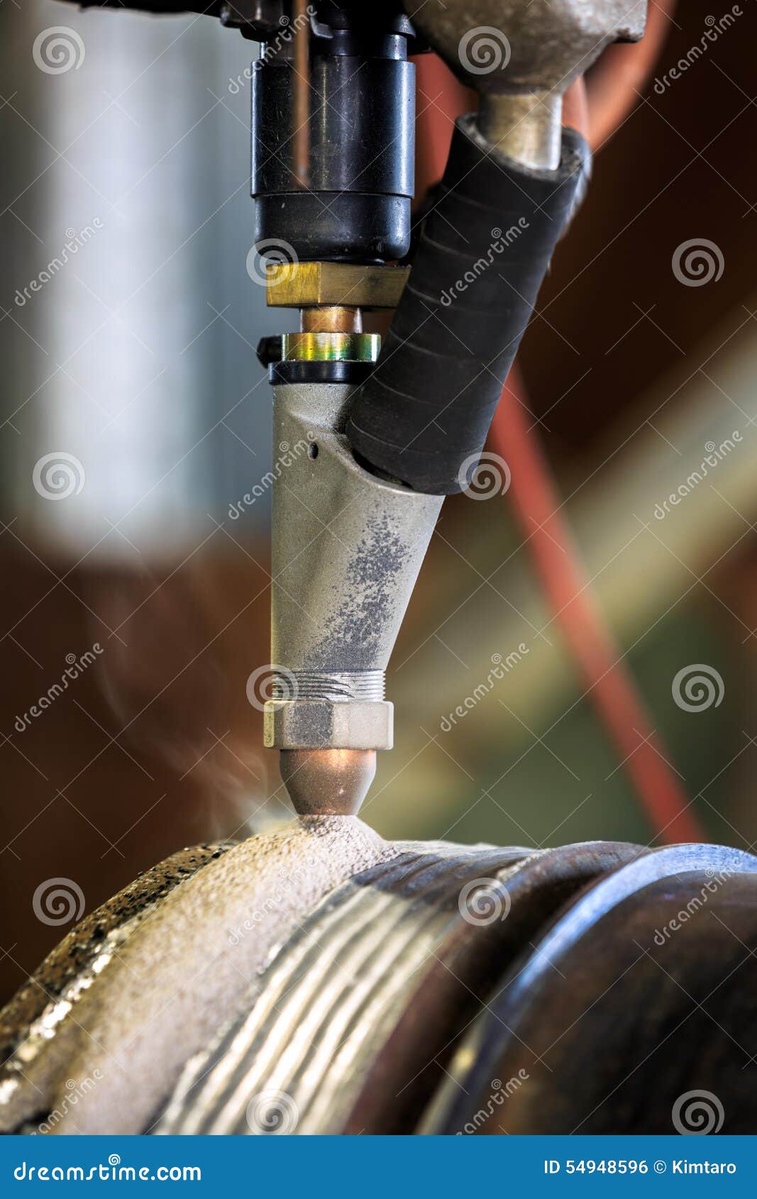 Hard Surfacing by Submerge Arc Welding Process Stock Photo - Image of ...