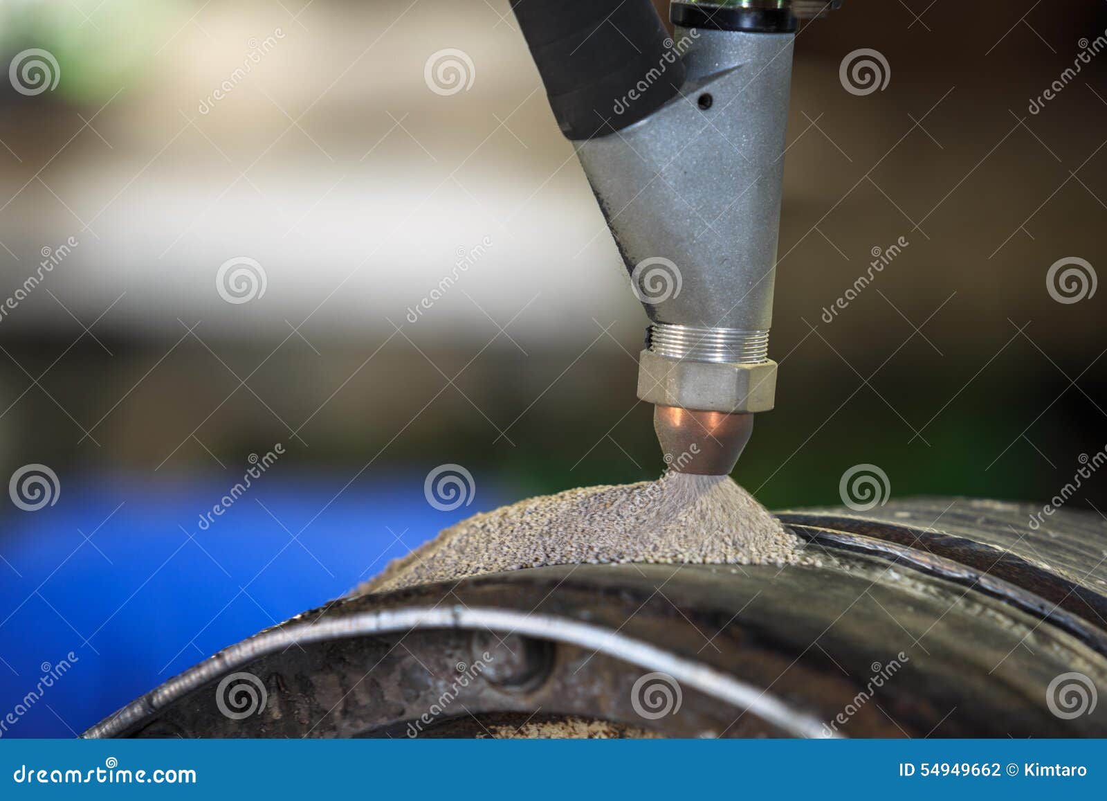Submerge Arc Welding Process For Hard Surfacing Stock Photo ...