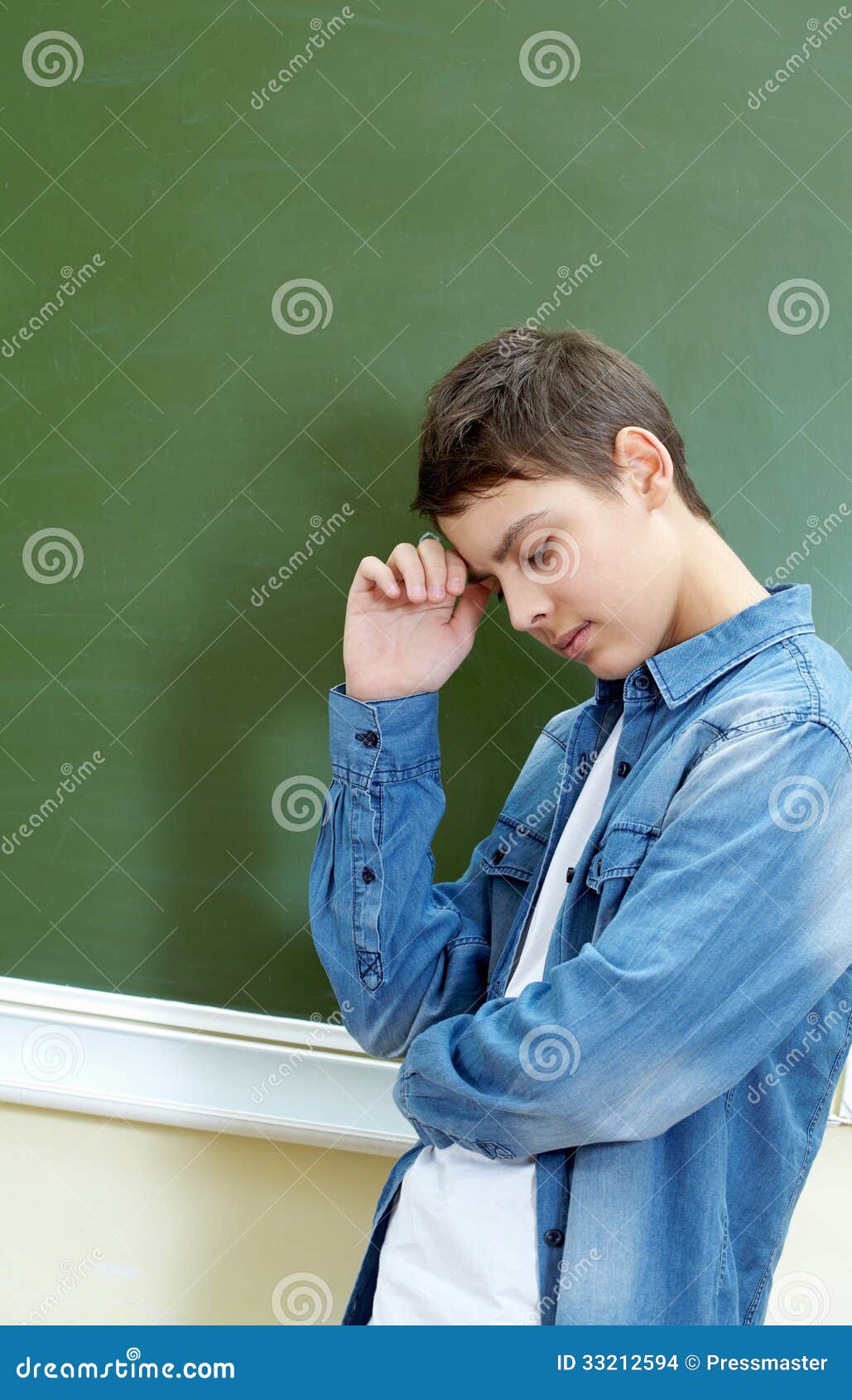 Hard thinker stock photo. Image of educational, academic - 33212594