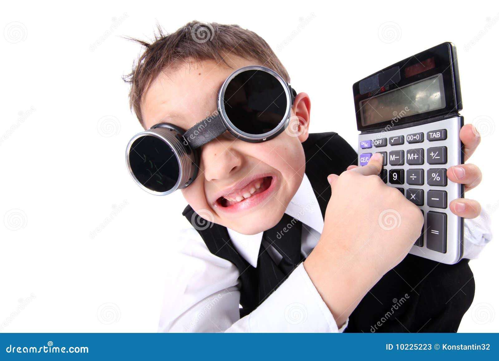 Hard time in learning stock image. Image of calculator - 10225223