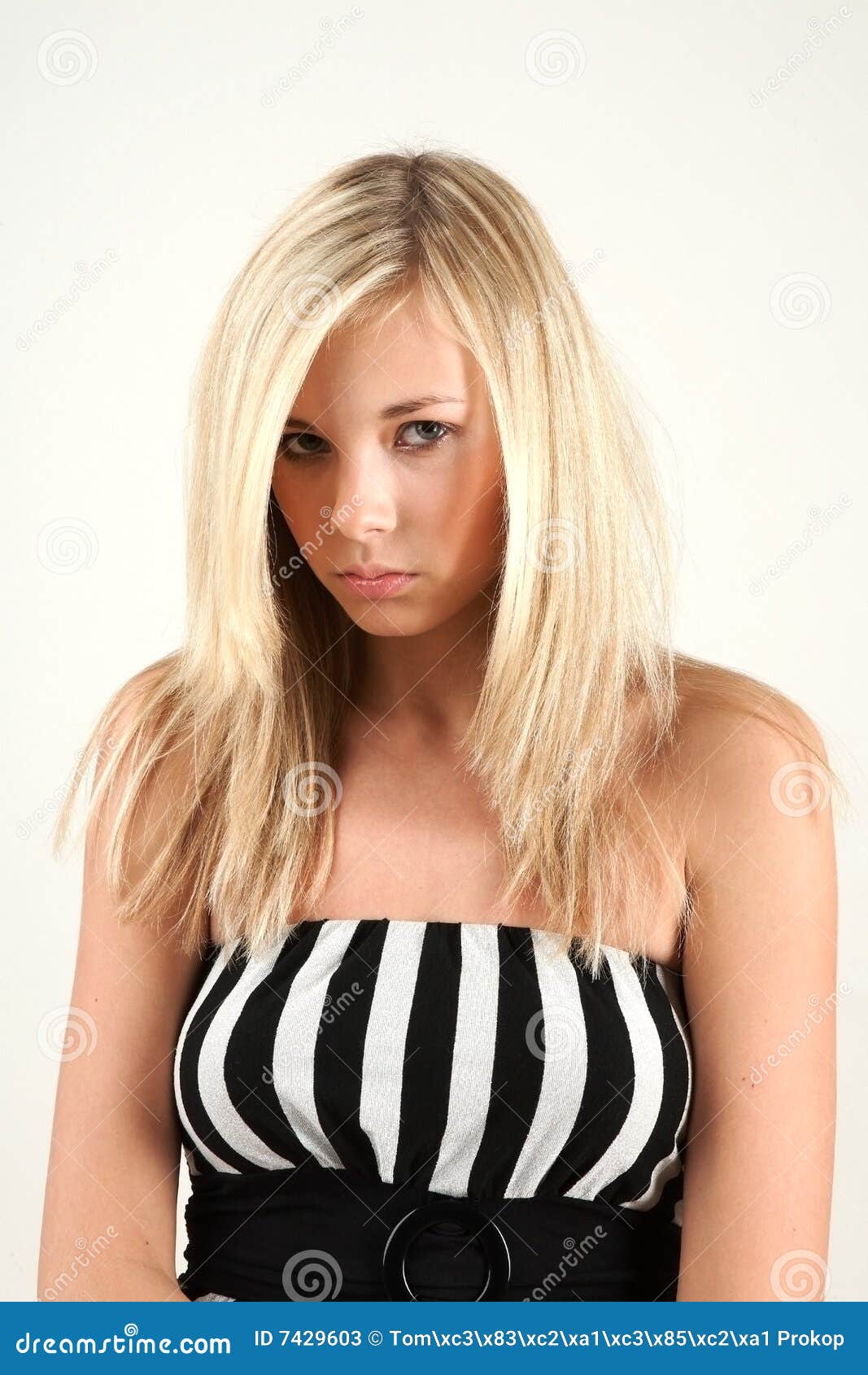 Hard times stock image. Image of model, background, girl - 7429603