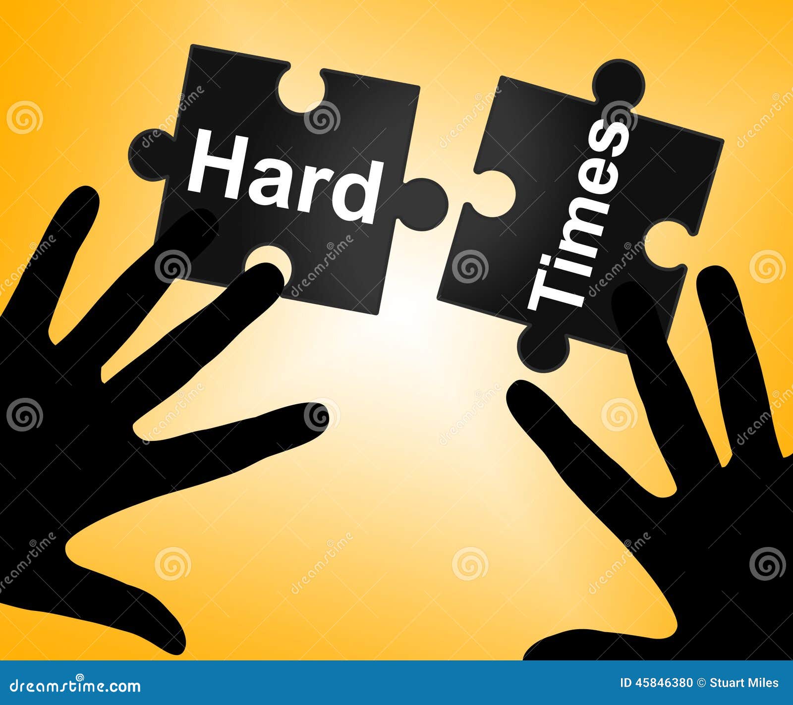 Hard Times Indicates Overcome Obstacles and Challenge Stock ...