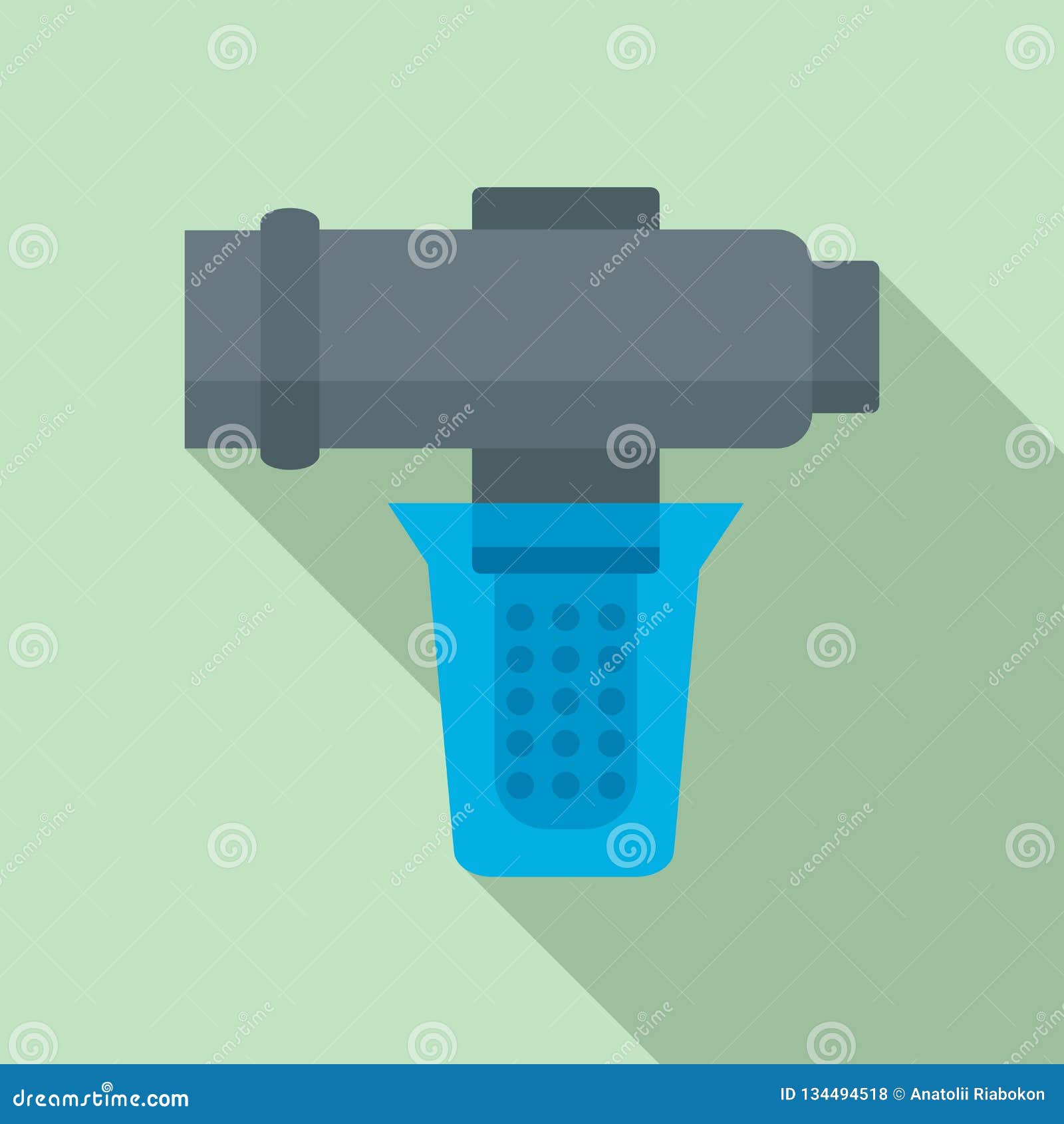 Hard Water Icon. Trendy Flat Vector Hard Water Icon On White Background ...