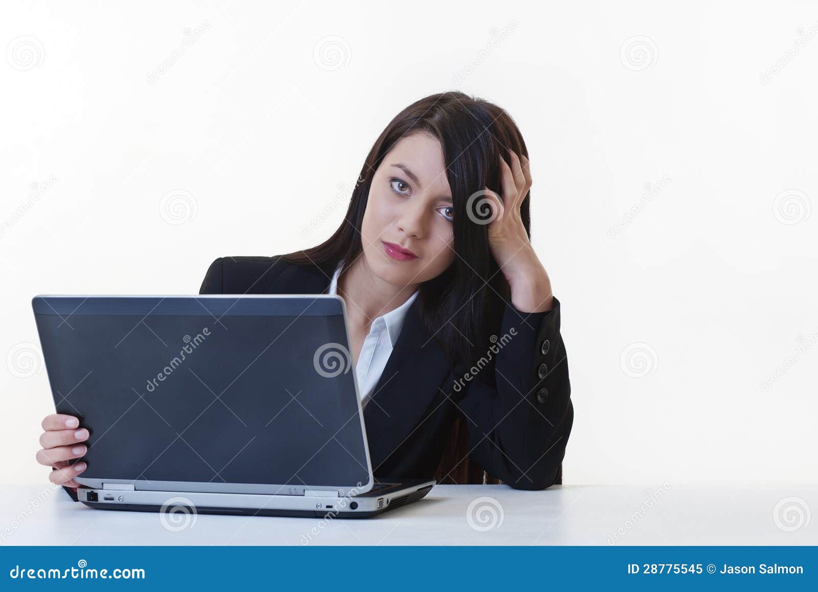 Hard at work stock image. Image of beautiful, technology - 28775545
