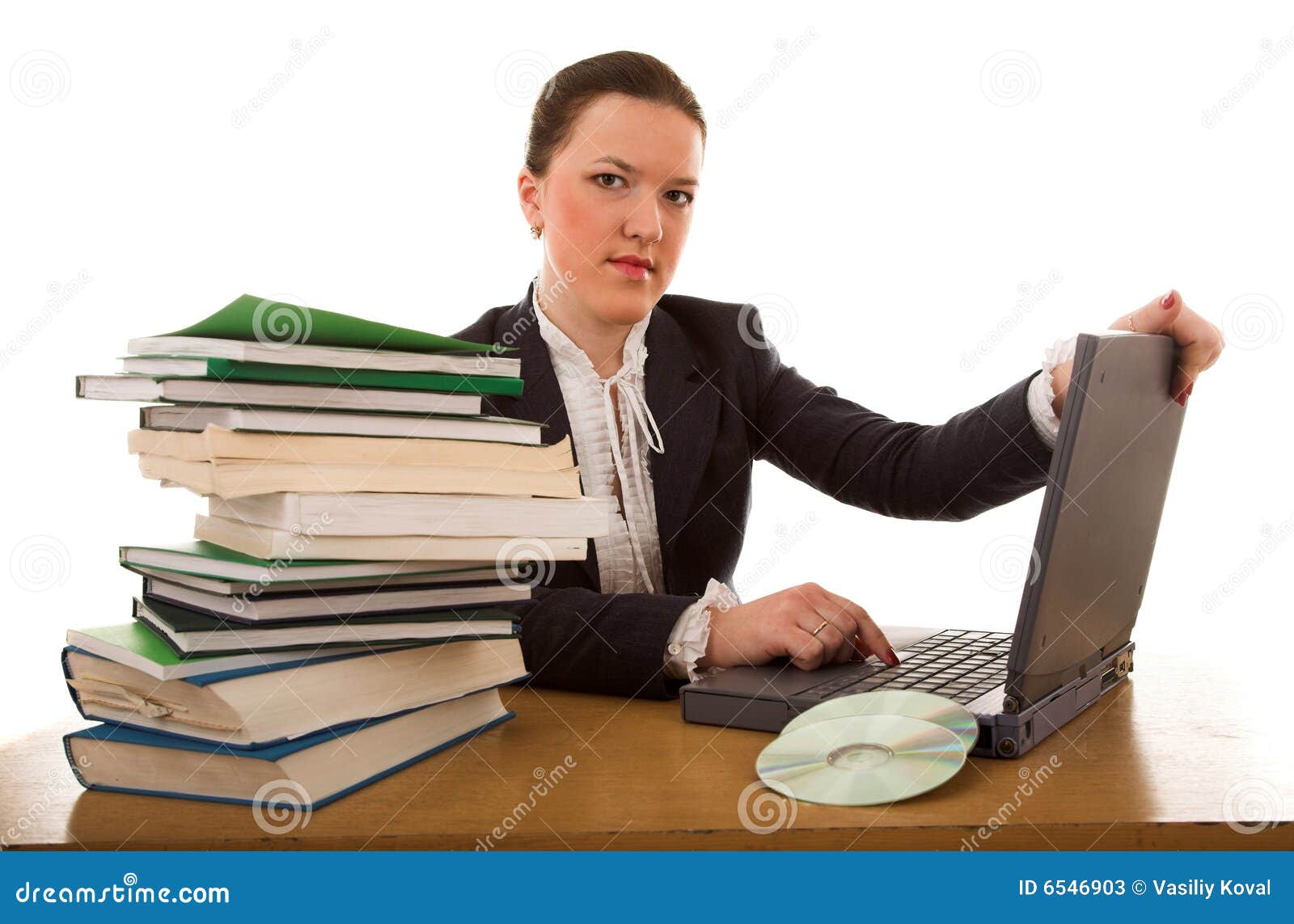 Hard work stock image. Image of laptop, manicure, place - 6546903