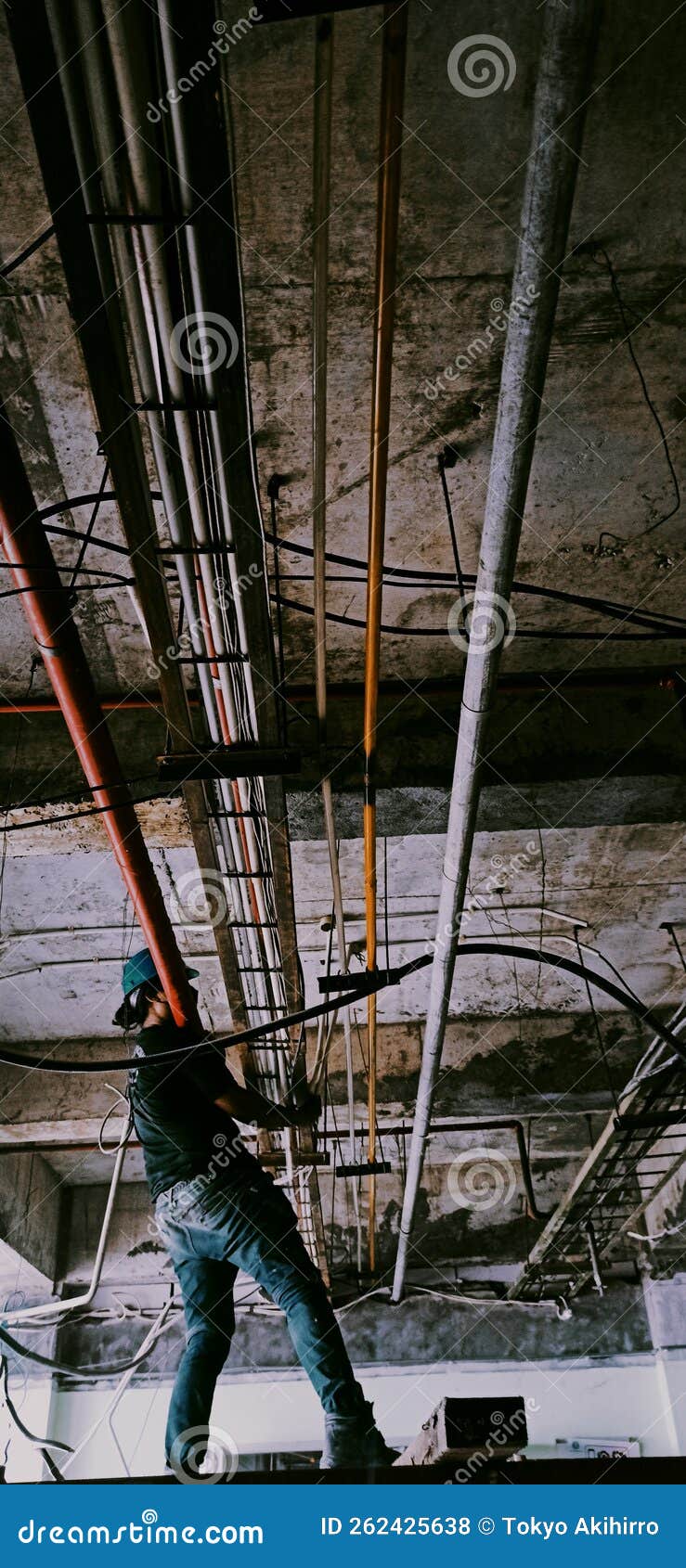 Hard Work Building Planning Plumbing Stock Photo - Image of work ...