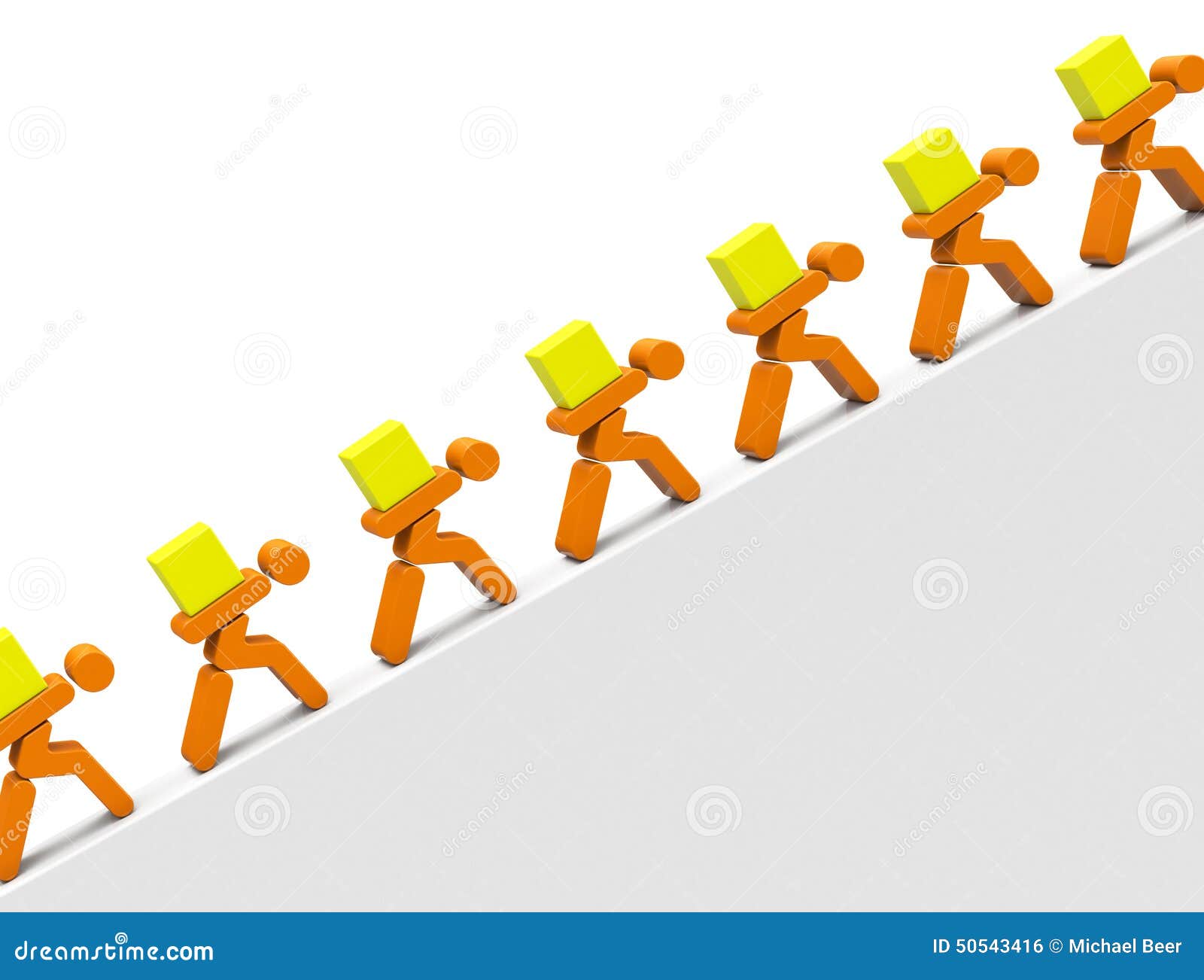 Hard work stock illustration. Illustration of concept - 50543416