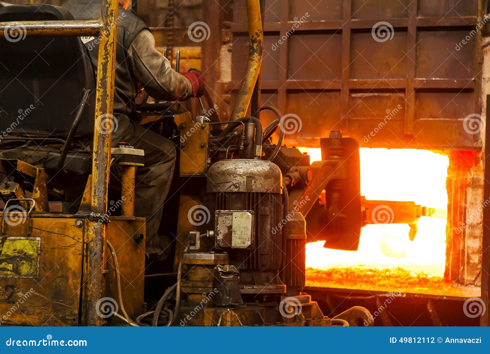 Hard work in a factory stock photo. Image of founder - 49812112