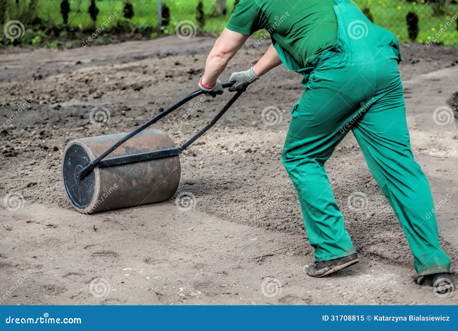 Hard work in garden stock image. Image of align, outdoor - 31708815