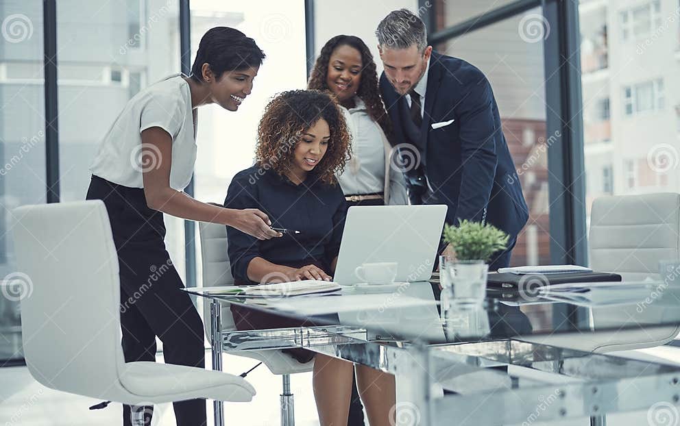 The Hard Work that Goes into an Effective Collaboration. a Group of ...