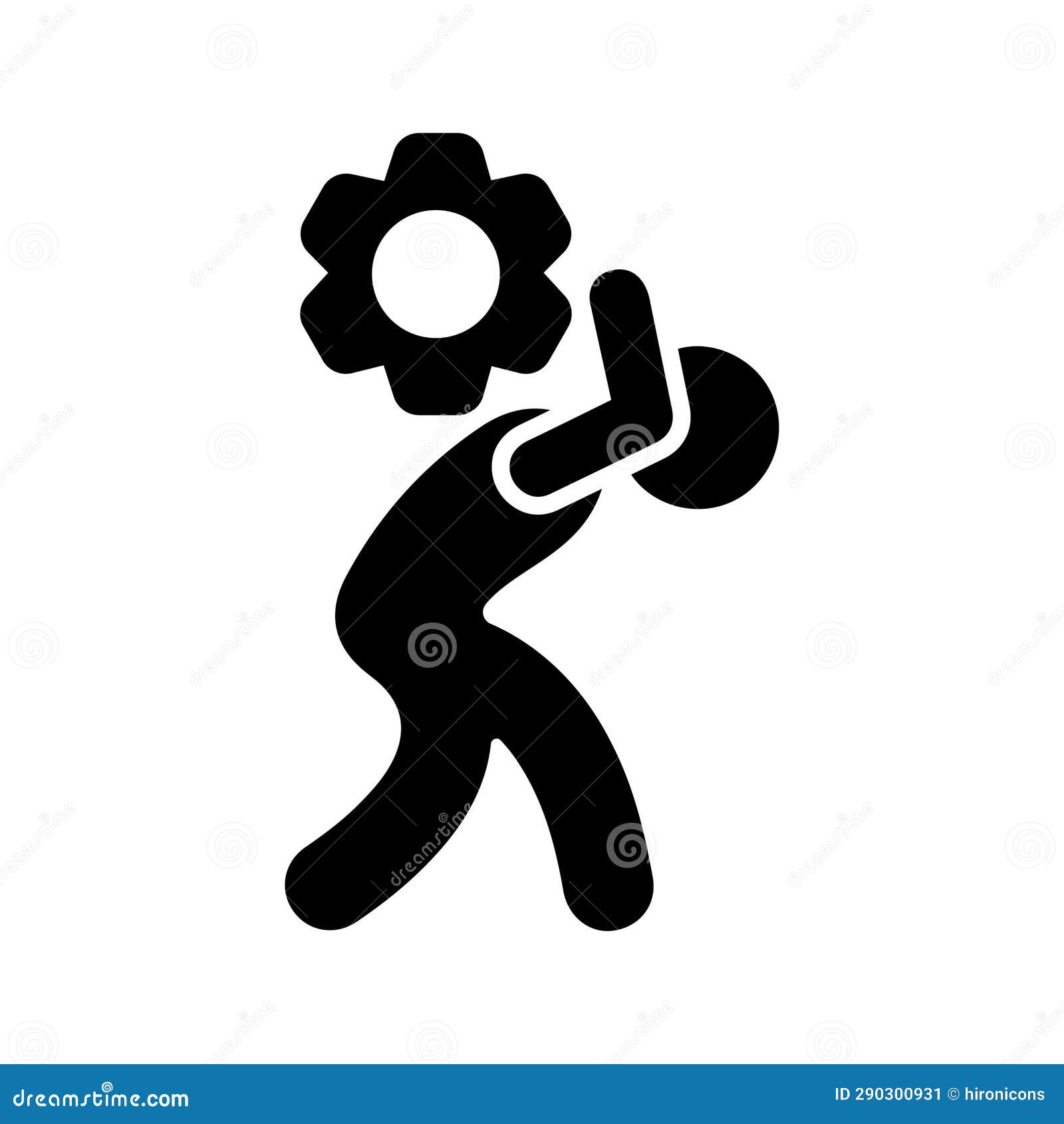 Hard Work icon stock vector. Illustration of stunning - 290300931