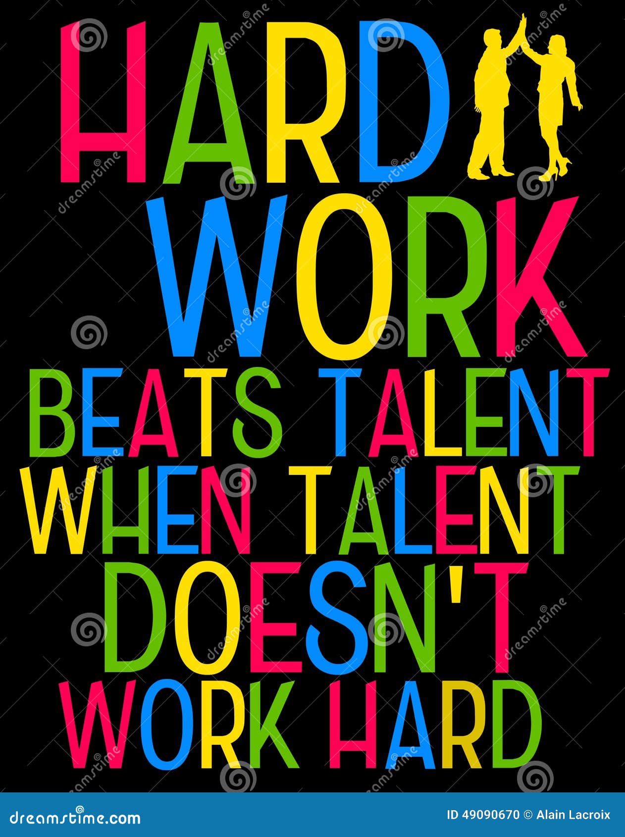 Hard work stock illustration. Illustration of competition - 49090670