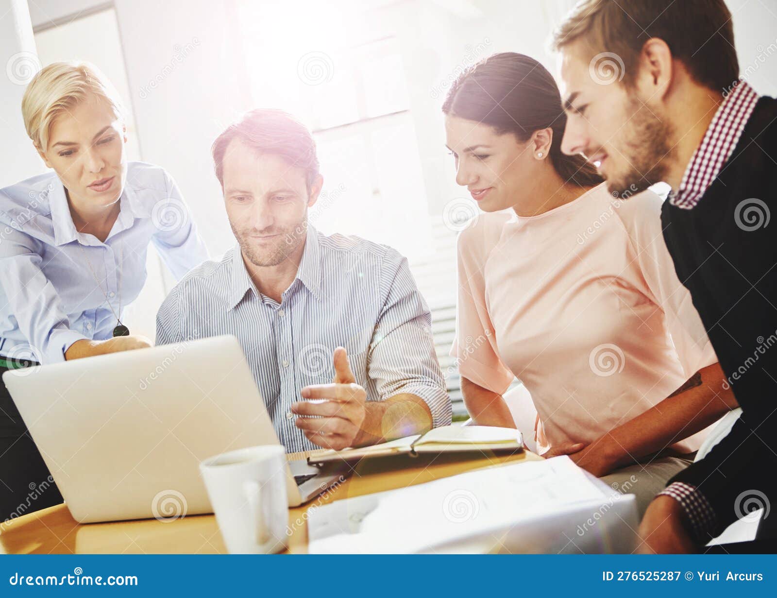 Hard Work and Teamwork, the Perfect Combination. a Group of ...