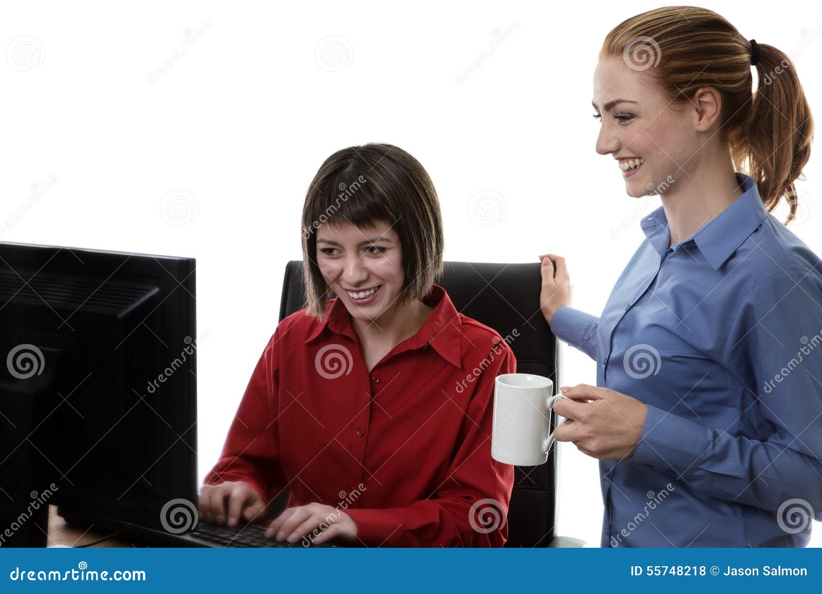 Hard at work stock photo. Image of colleagues, person - 55748218