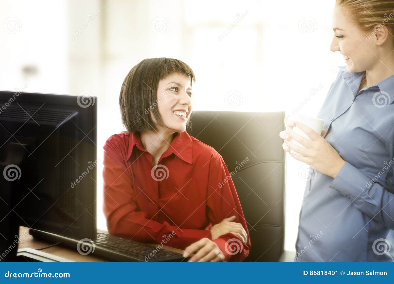 Hard at work stock image. Image of desk, business, teamwork - 86818401