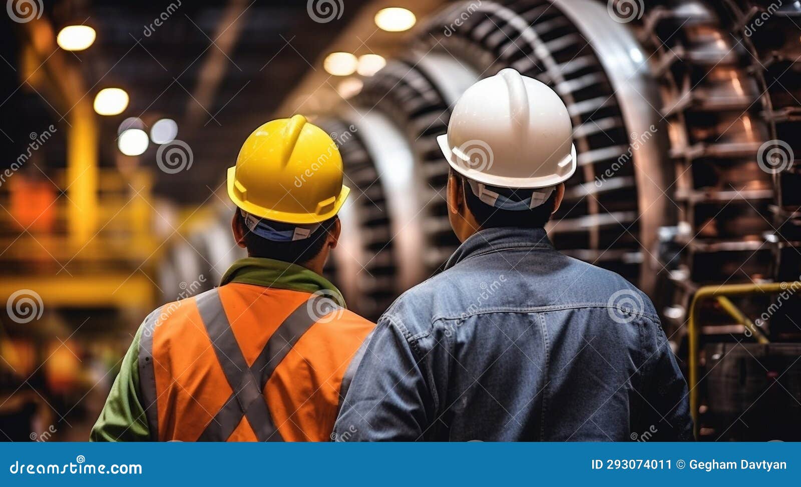 Hard Worker in the Factory, Worker in Working Place, Security Worker at ...