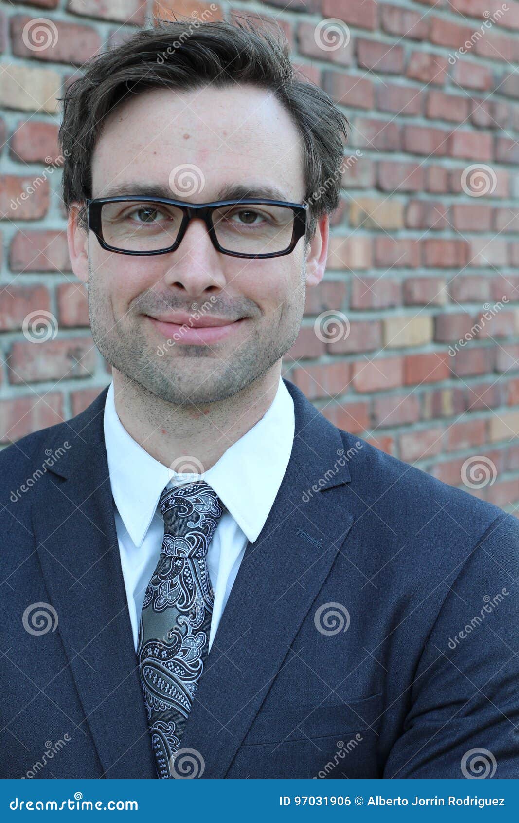 Hard Worker Looking White Businessman Stock Photo - Image of confident ...