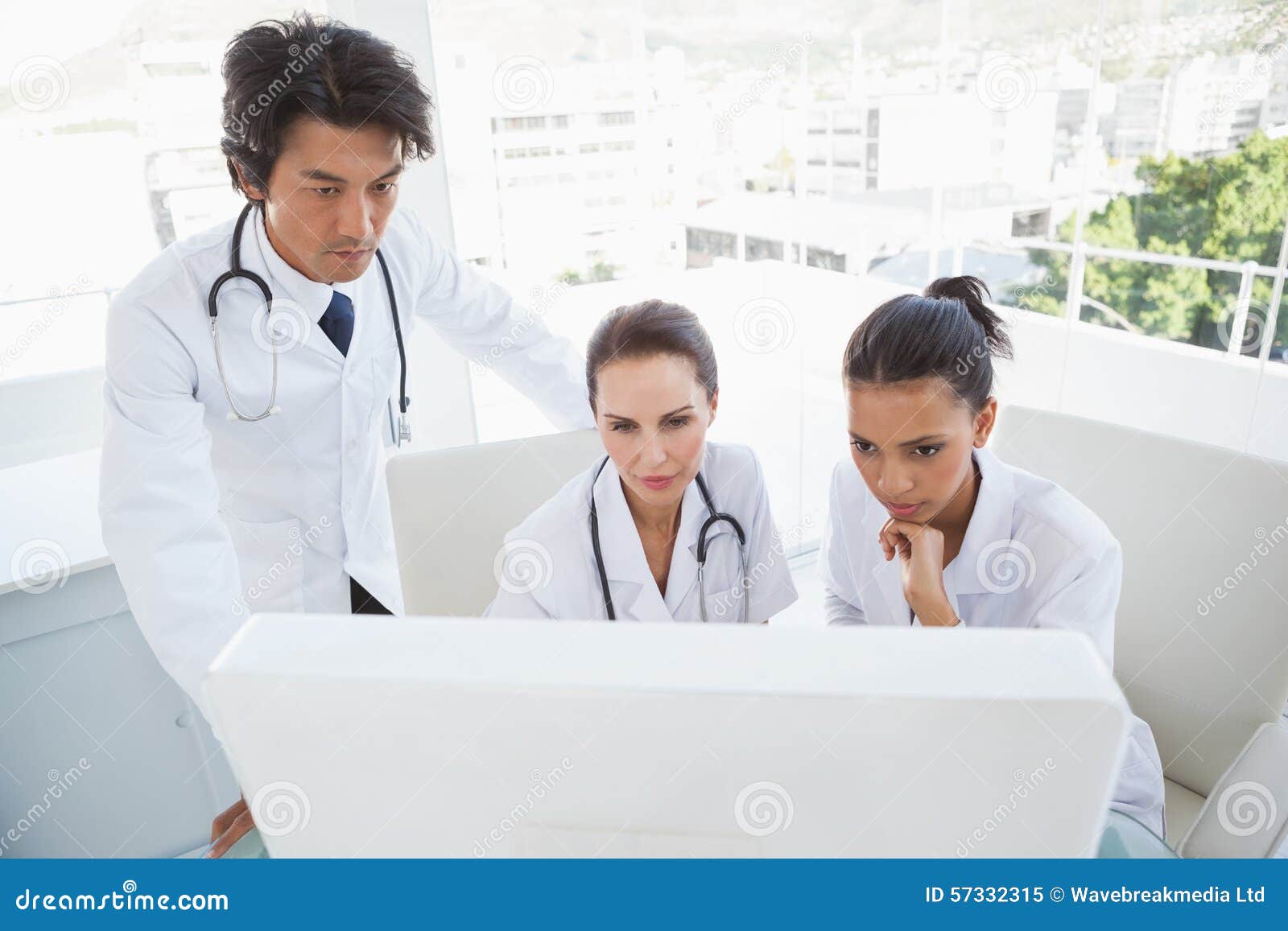 Hard Working Doctors Reviewing Notes Stock Image - Image of away ...