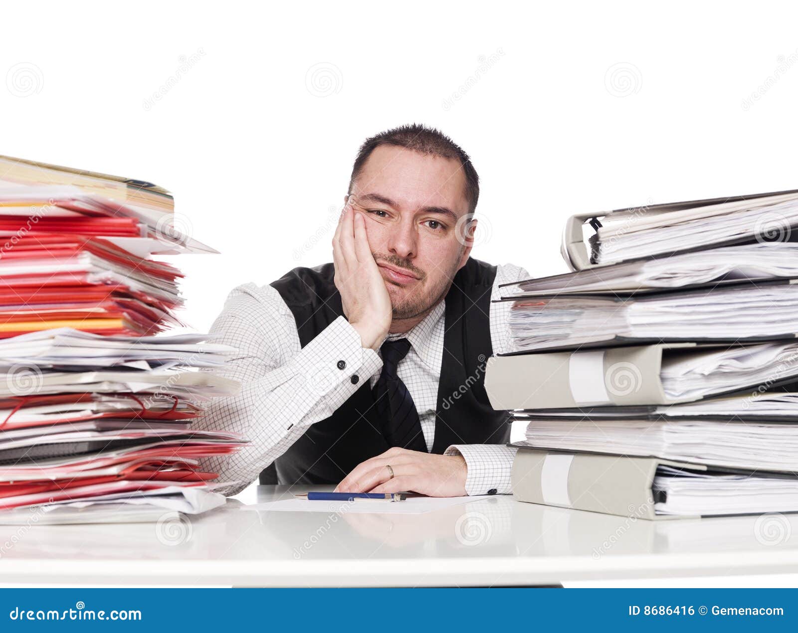 Hard working man stock photo. Image of disorder, background - 8686416