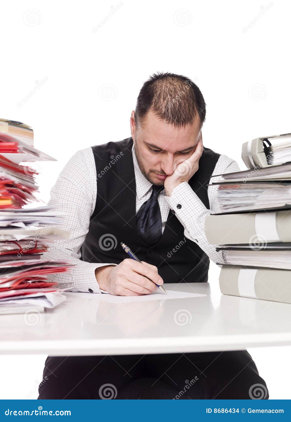 Hard working man stock photo. Image of costume, secretary - 8686434 Hard working man stock photo. Image of costume, secretary - 8686434
